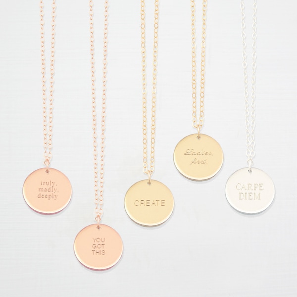 Inspiration Necklace - Etsy