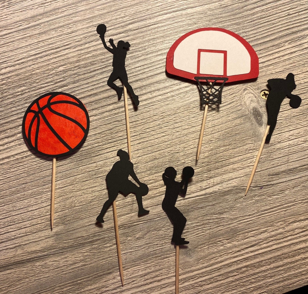 Set of 12 Men's or Women's Basketball Team End of Season Party Cupcake ...