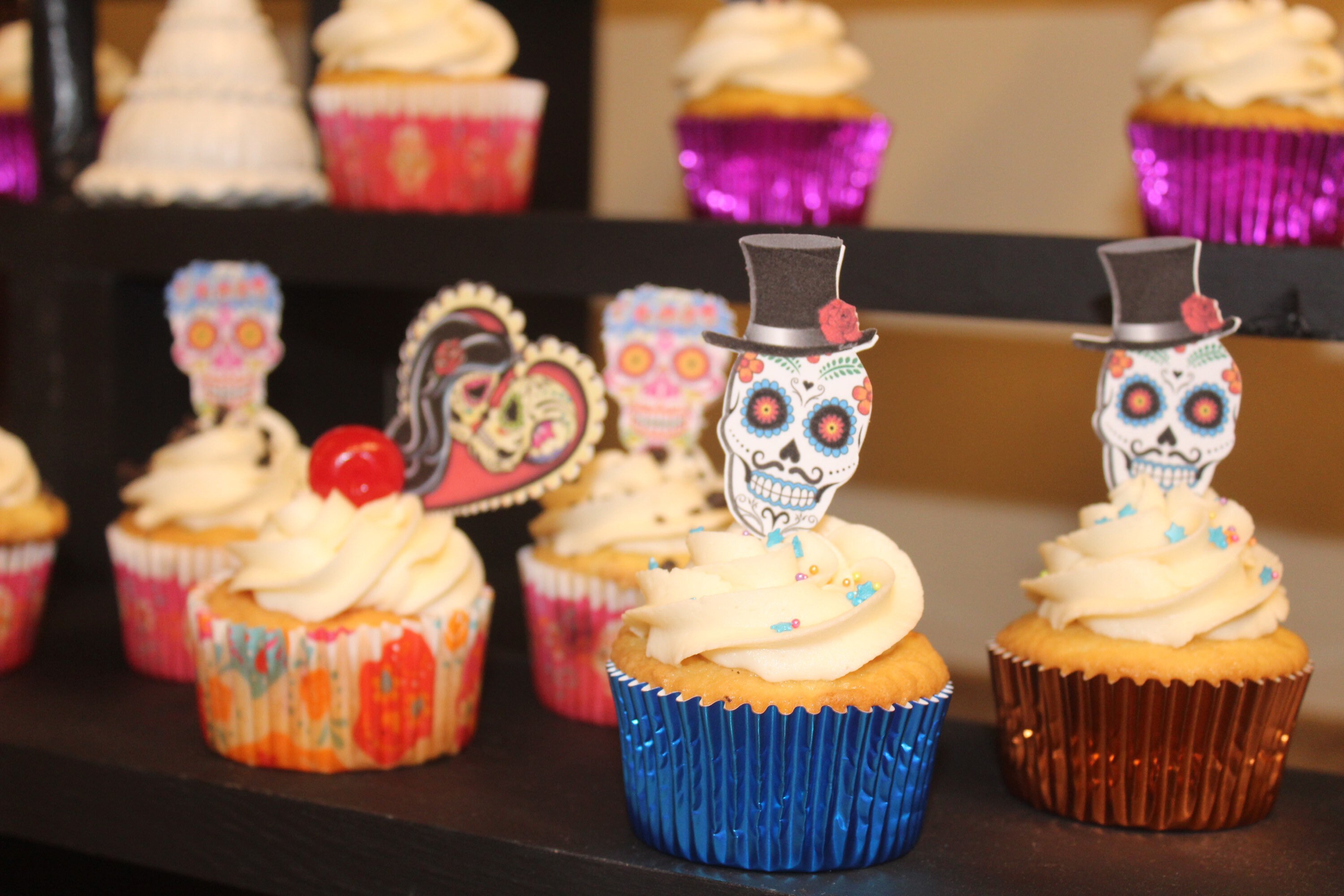 12 Sugar Skull Dia De Los Muertos Day of the Dead Halloween - Etsy