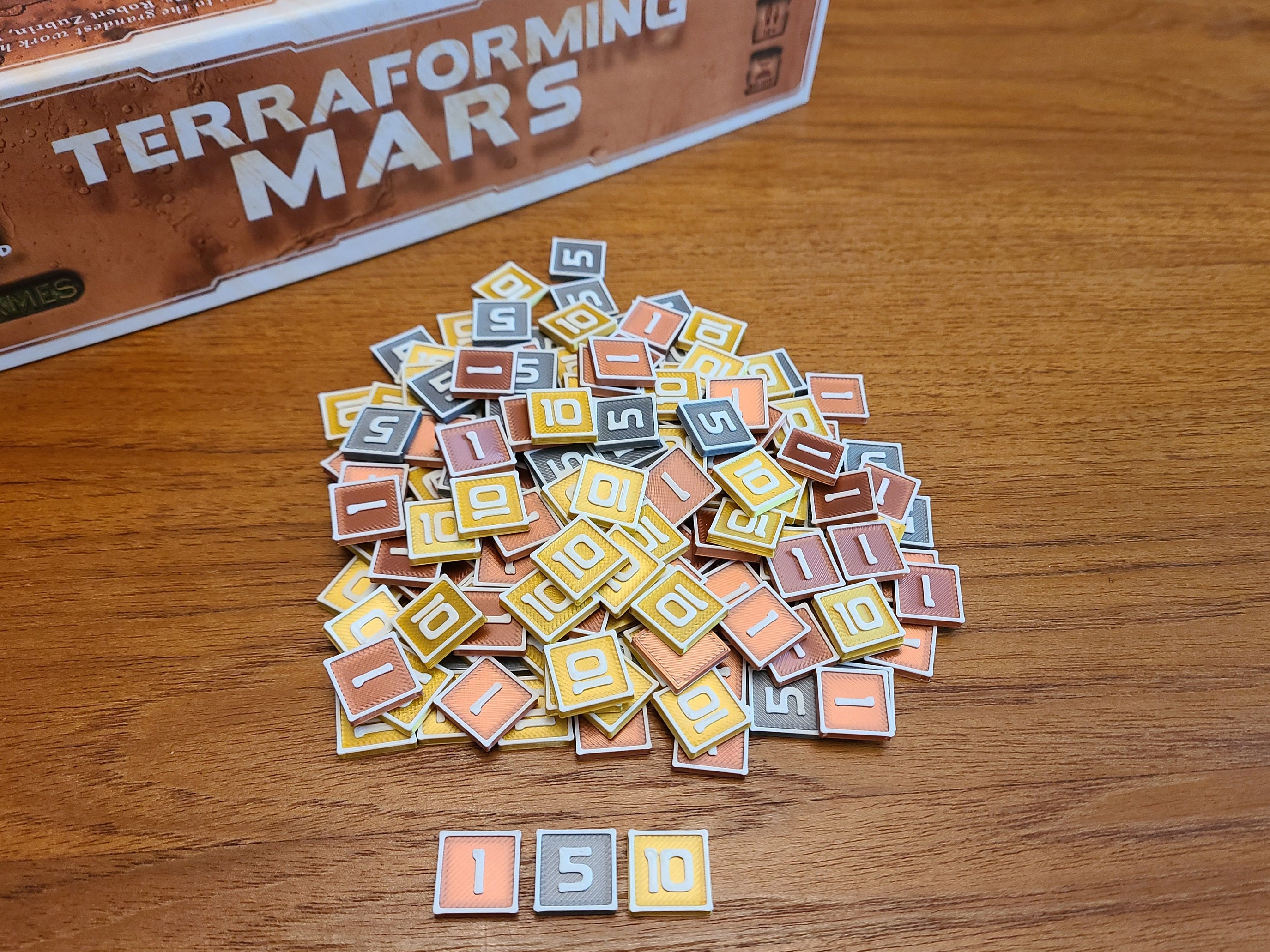 Terraforming Mars Money Tokens. - Etsy UK