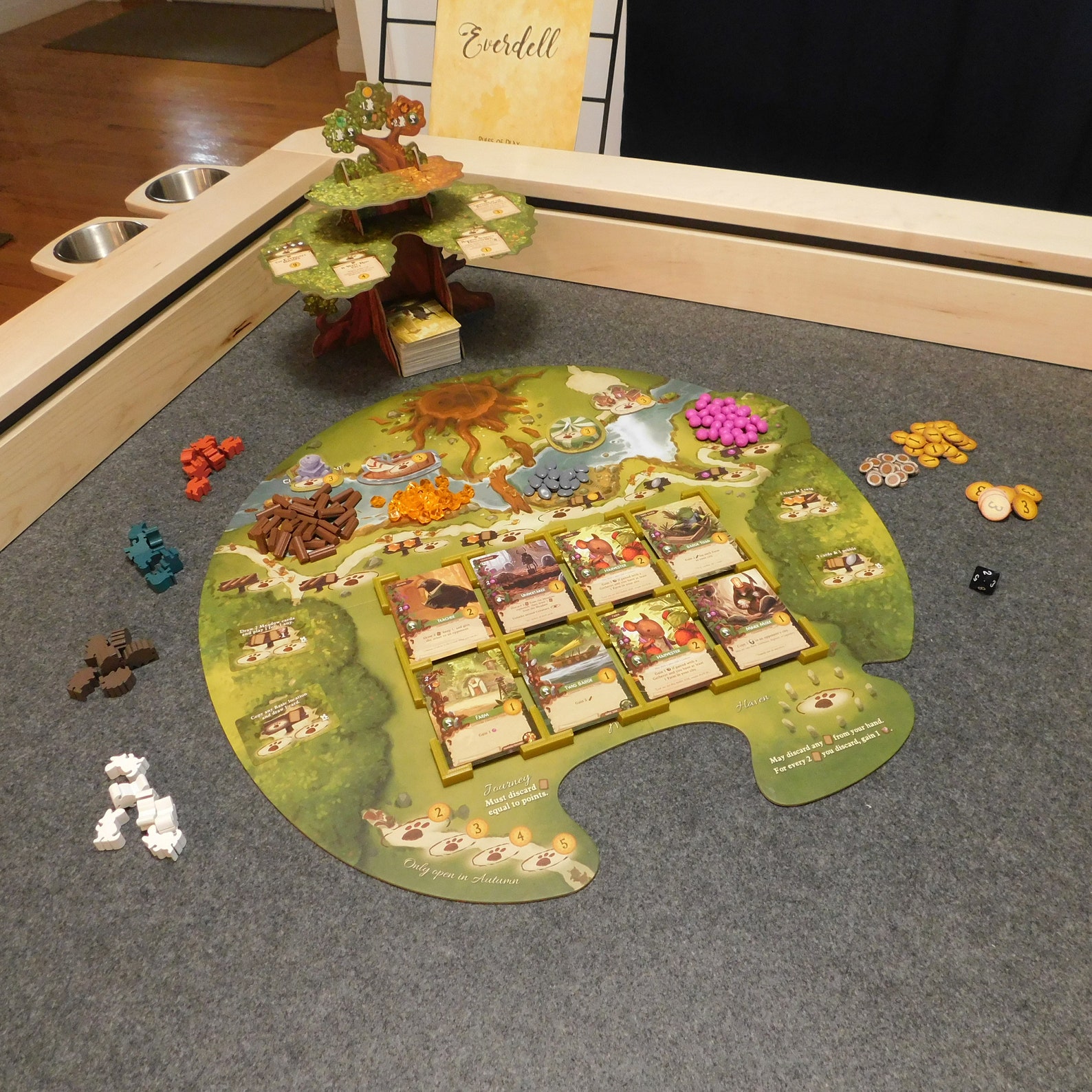 Everdell Meadow Card Tray - Unofficial - Etsy