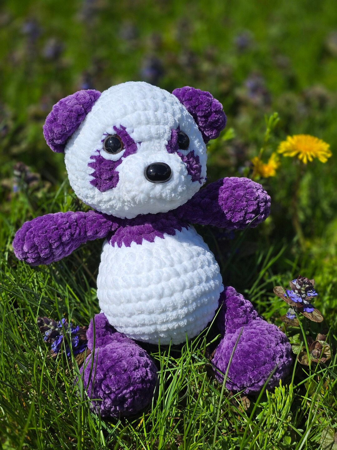Panda Stuffed Animal Custom Crochet Gift Gift for Birthday Gift ...