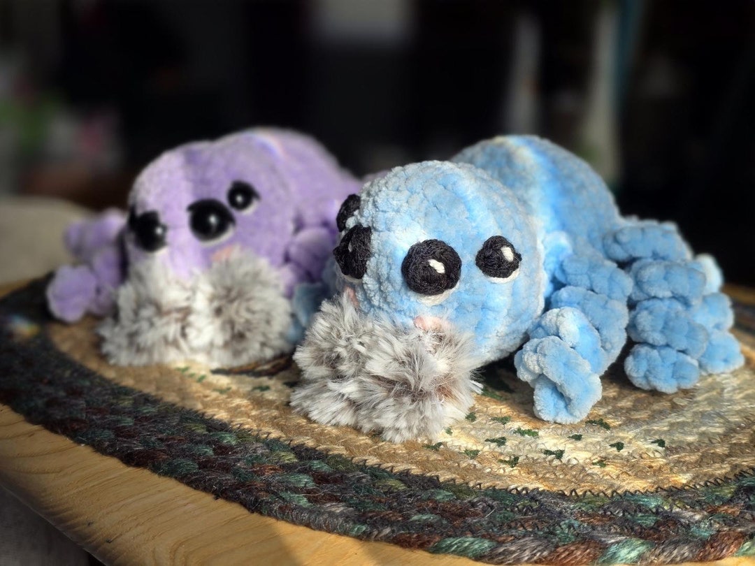 Spider Crochet Stuffed Plushie Small Gift - Etsy