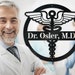 Doctor Monogram Metal Sign, Metal Health Care Sign, Metal Nurse Sign ...