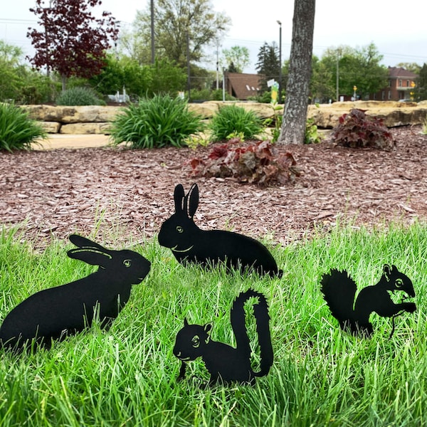 Metal Yard Art Animals - Etsy