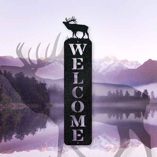 Welcome Elk Sign - Etsy