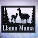 Llama Metal Custom Farm Sign | Personalized Custom Metal Sign | Gift ...