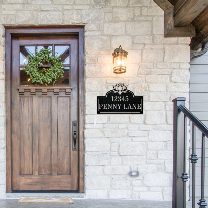 Mailbox Address Plate - Etsy