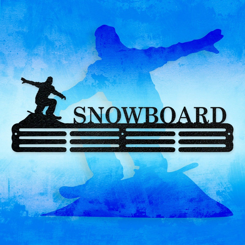 Snowboard Metal Art - Etsy