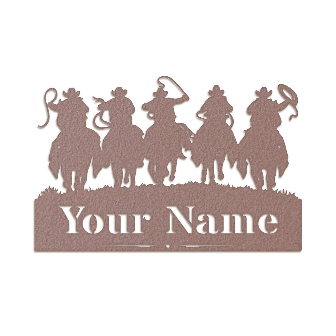 Western Cowboy Posse Monogram Western Riding Cowboys Metal - Etsy