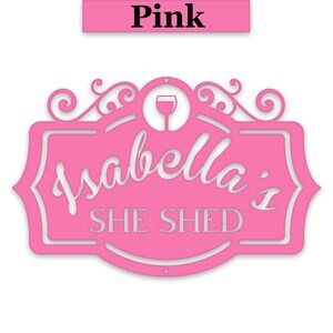 She Shed Personalized Metal Sign, Gardening Shed Gift for Gardener ...