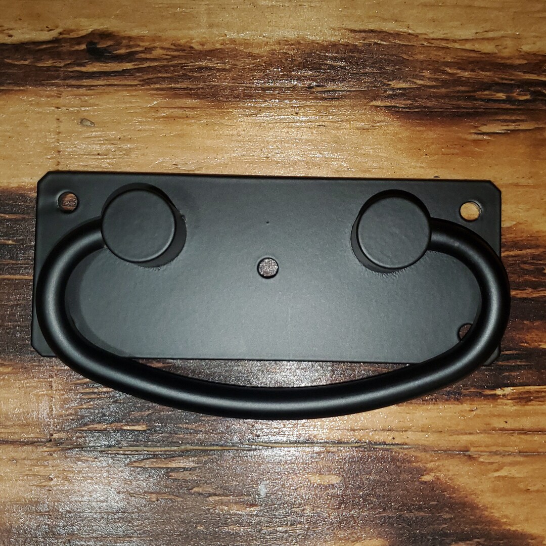 5" Handmade Bail Drawer Pull, Cabin Decor, Heavy Duty Solid Steel ...