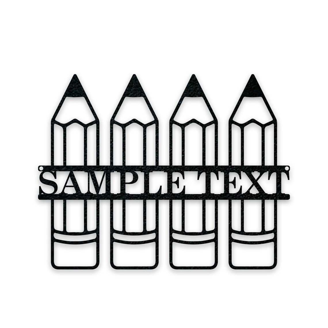 Back to School Classroom Pencils Personalized Metal Sign - Etsy