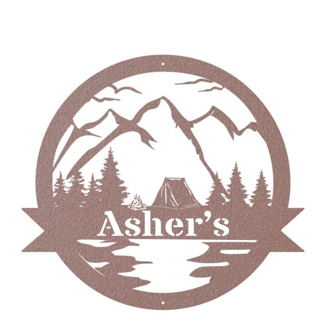 Custom Tent Camper Sign Metal Decor Camping Outdoors | Etsy