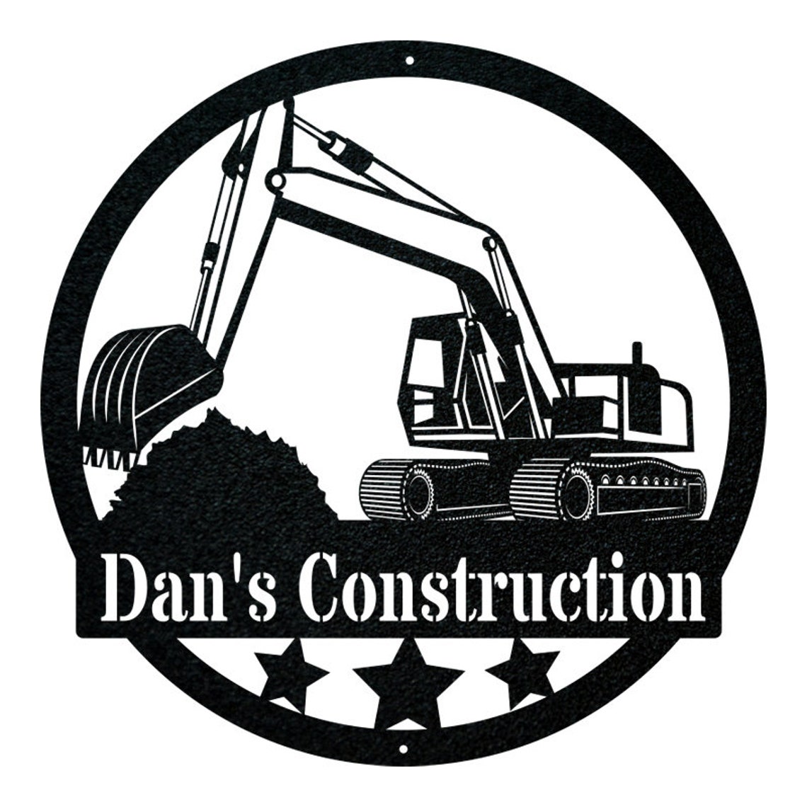 Construction Collection: Personalized Excavator Metal Sign - Etsy
