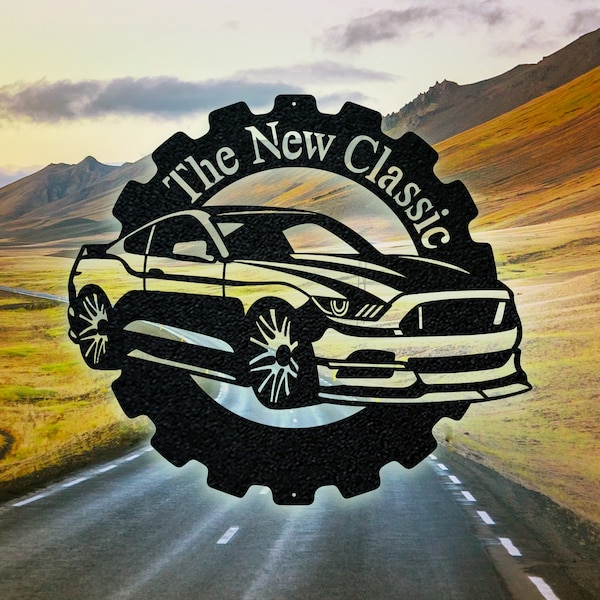 Metal Mustang Sign - Etsy