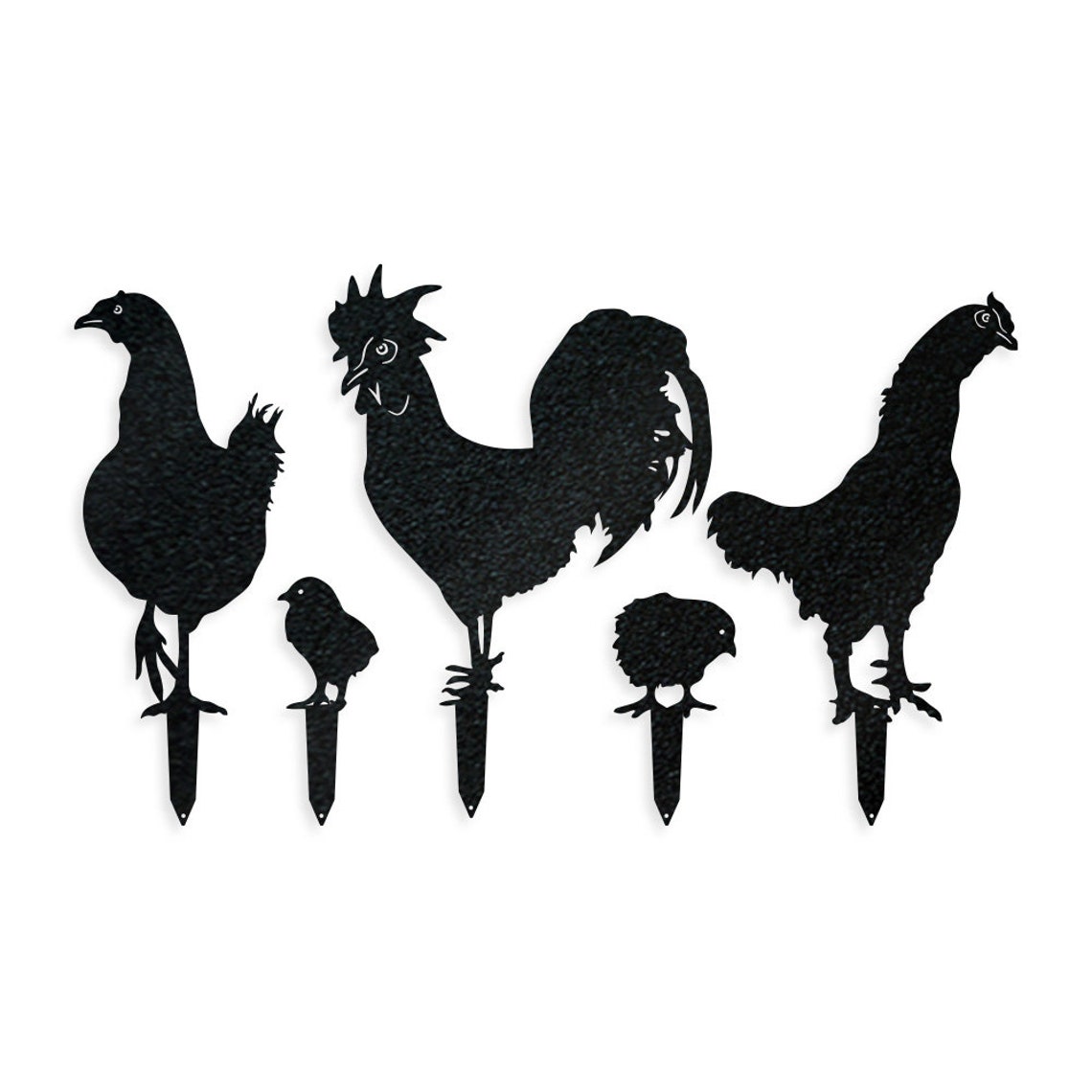 Chicken Yard Signs 5 Metal Yard Signs Fence Farm Life - Etsy