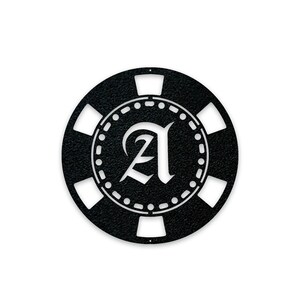 Poker Chip Metal Sign - Etsy