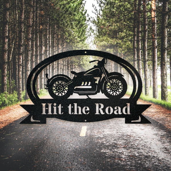 Motorcycle Sign - Etsy
