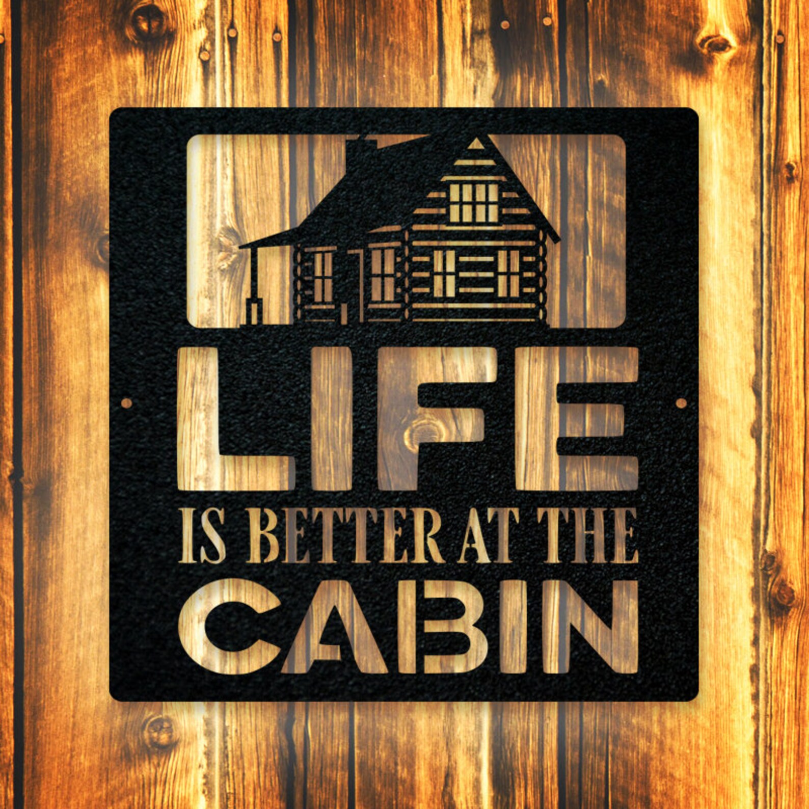 Cabin Decor Cabin Sign Camp Sign Christmas Gift for Him - Etsy