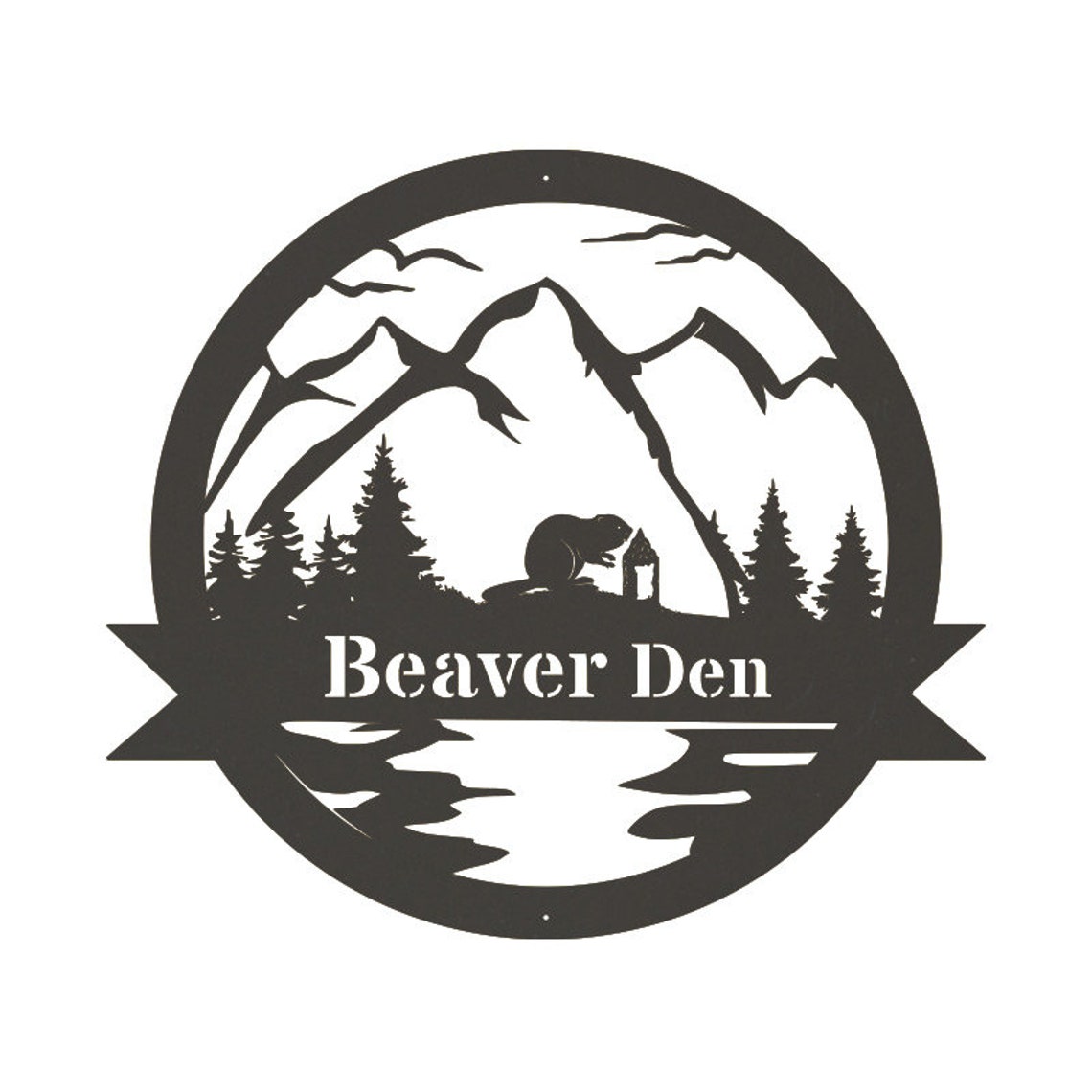 Great Outdoor Beaver Decor Beaver Sign Camp Sign Christmas | Etsy