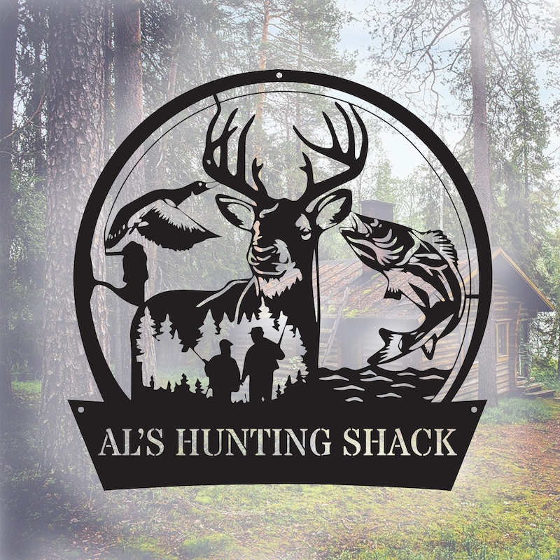 Hunting Lodge Sign - Etsy