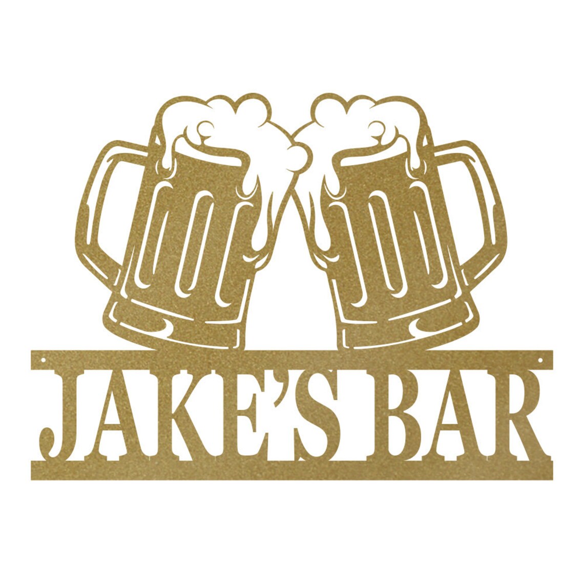 Beer Mug Monogram Sign Custom Bar Theme Sign Cheers - Etsy