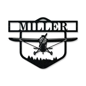 Airplane Monogram Front View, Pilot Gifts, Personalized Aviation Signs ...