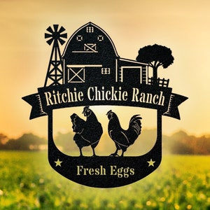 Farm & Ranch Animals Monogram - Farm Life Edition - Metal Signs - Etsy