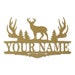 Buck Antler Split Monogram Sign Hunting Camp Decor Gift - Etsy