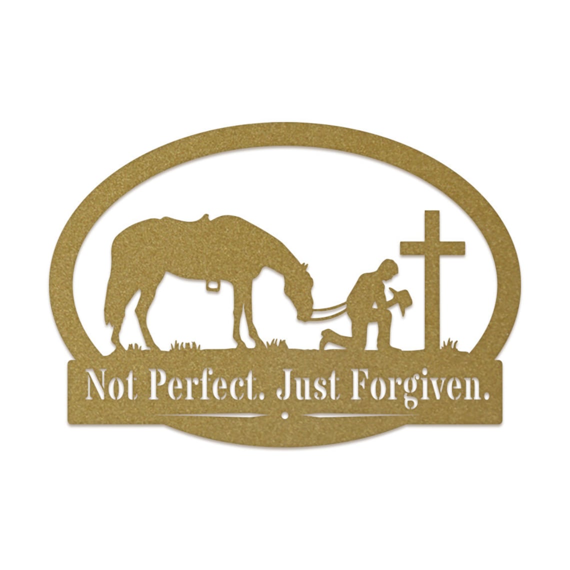 Cowboy Kneeling Monogram Western Metal Sign - Etsy