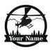 Helicopter Monogram, Pilot Gifts, Personalized Aviation Signs, Custom ...