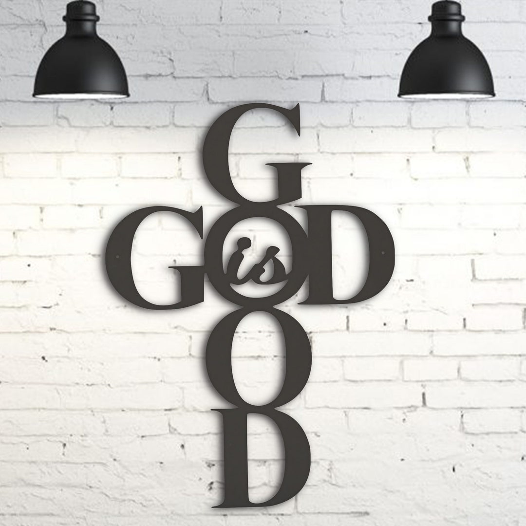 God is Good - Metal Sign - Monogram Metal Shop-faith Sign-god Sign ...