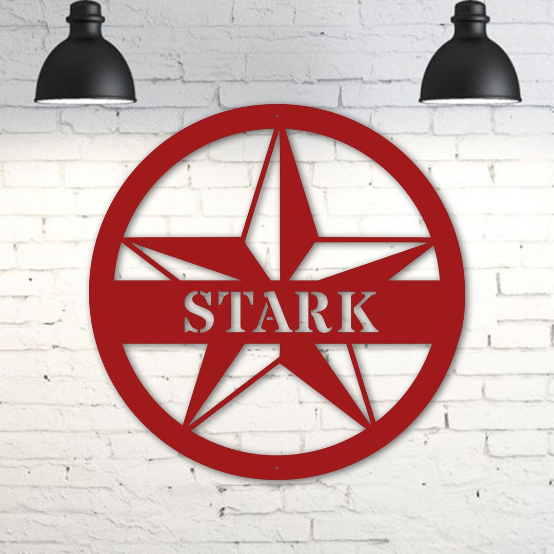 Metal Star Sign - Metal Wall Art - Housewarming Gift - Wedding Gift ...