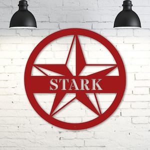 Metal Star Sign - Metal Wall Art - Housewarming Gift - Wedding Gift ...