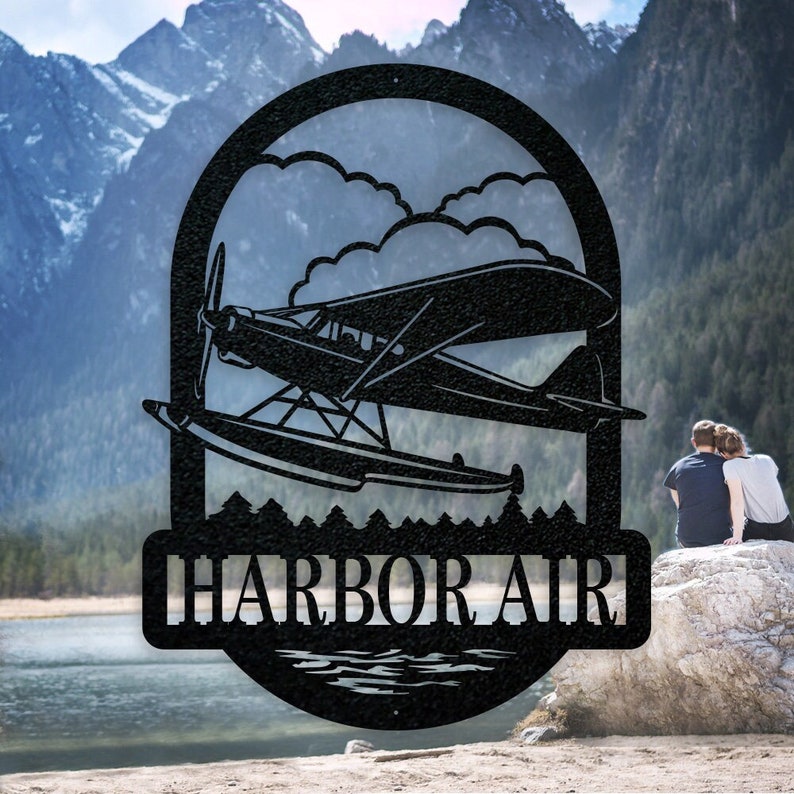 Sea Plane Monogram Pilot Gifts Personalized Aviation Signs - Etsy