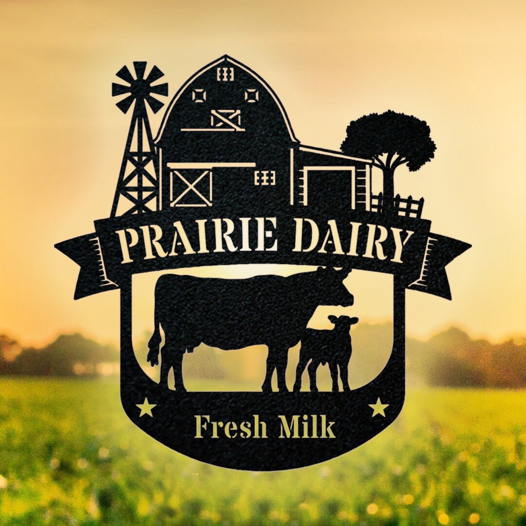 Farm & Ranch Animals Monogram - Farm Life Edition - Metal Signs - Etsy