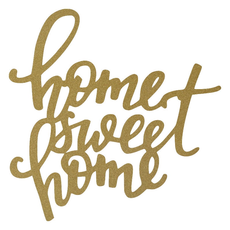 Home Sweet Home Metal Sign Monogram Metal Shop | Etsy