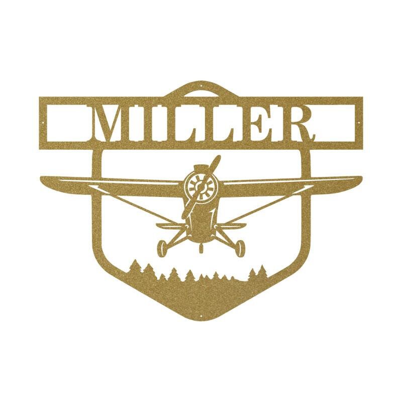 Airplane Monogram Front View Pilot Gifts Personalized - Etsy