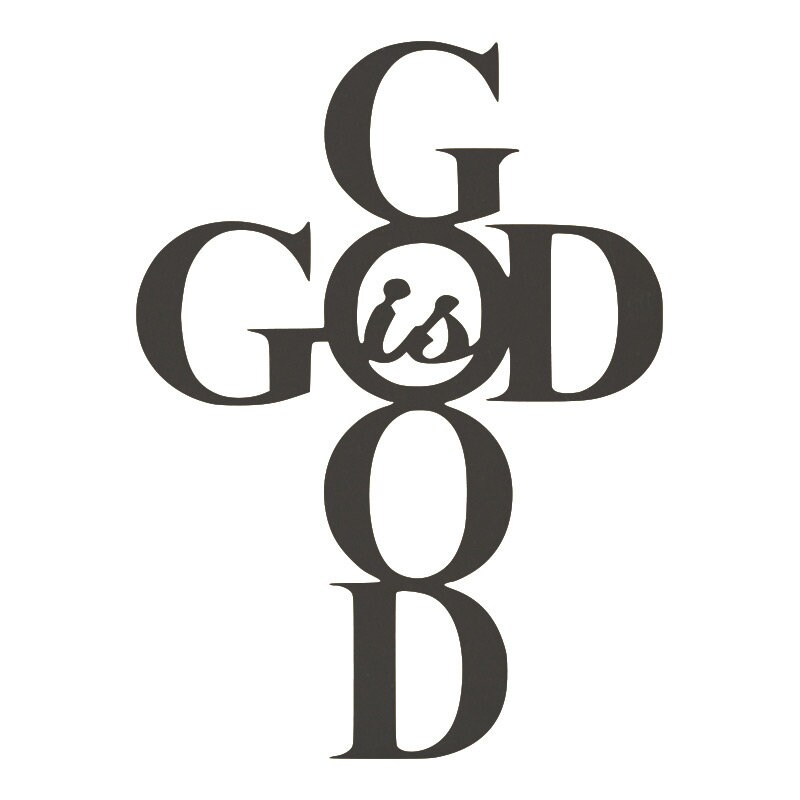 God is Good Metal Sign Monogram Metal Shop-faith Sign-god | Etsy