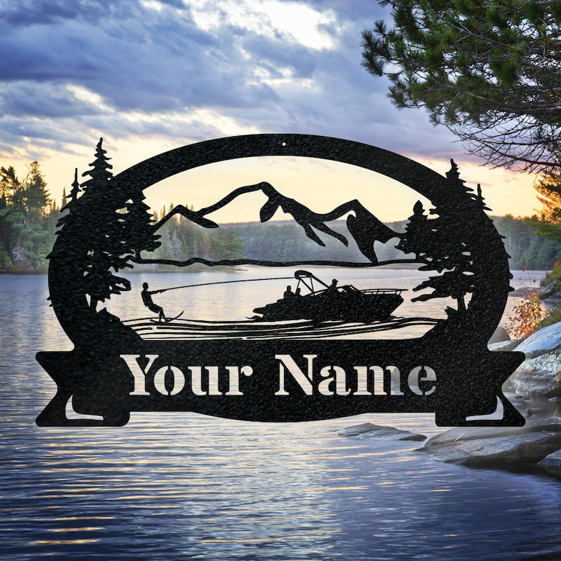 Metal Circle Sign House - Etsy