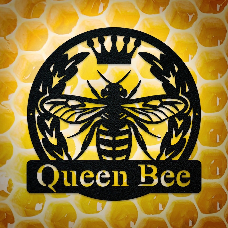 Queen Bee Sign - Etsy