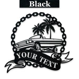 Low-rider Hydraulic Car, Personalized Metal Sign for Car Enthusiasts ...