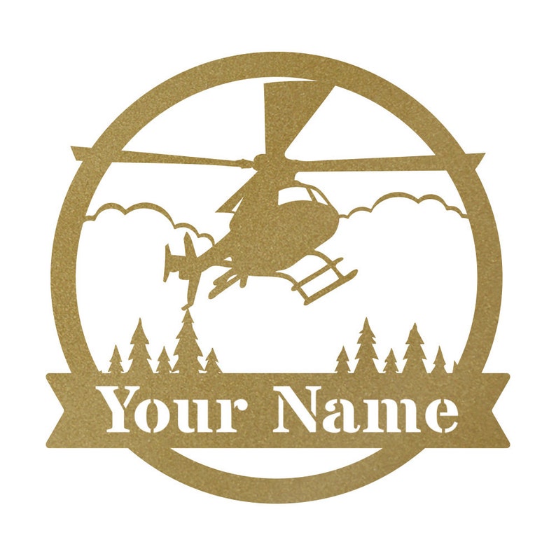 Helicopter Monogram, Pilot Gifts, Personalized Aviation Signs, Custom ...