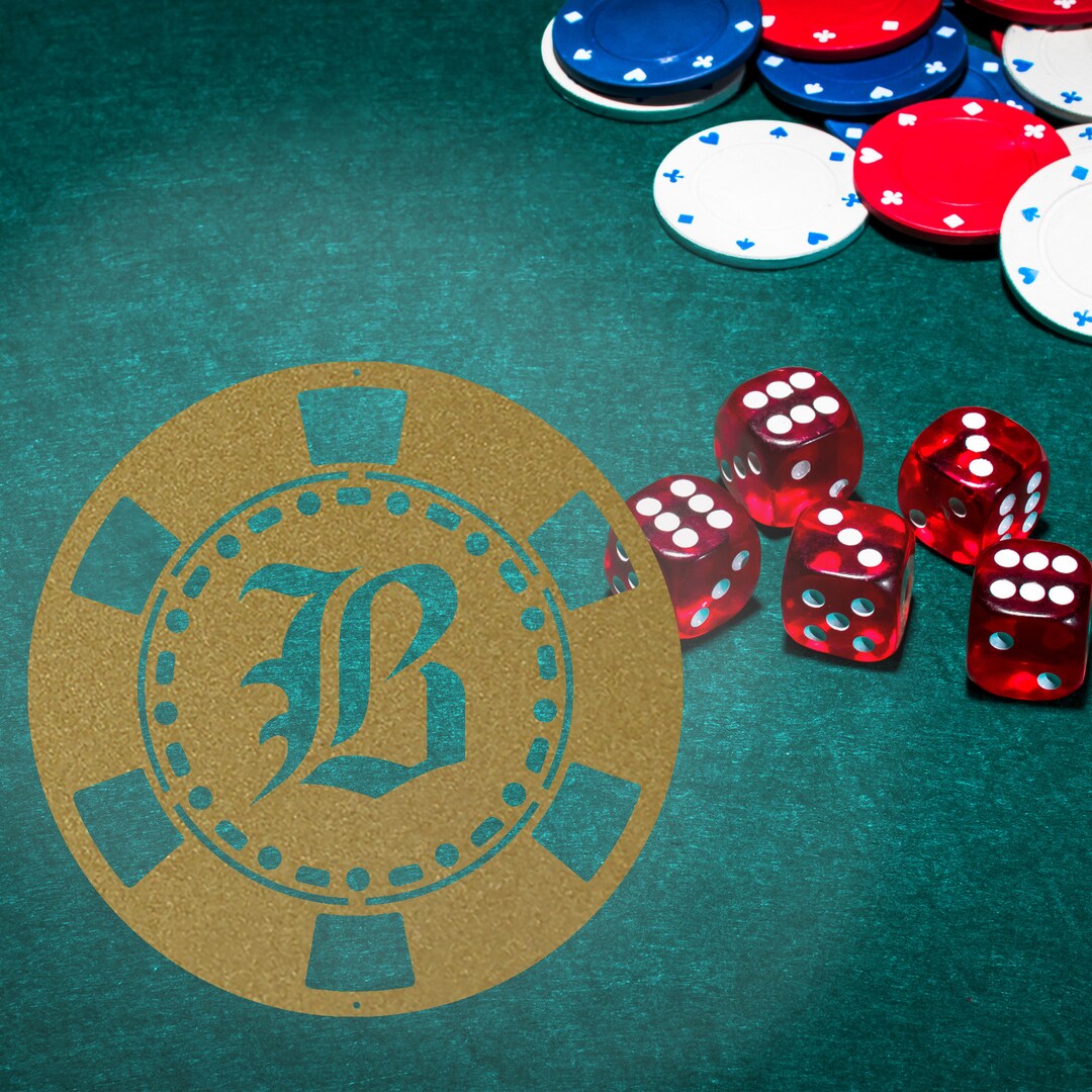Poker Chip Metal Sign - Etsy