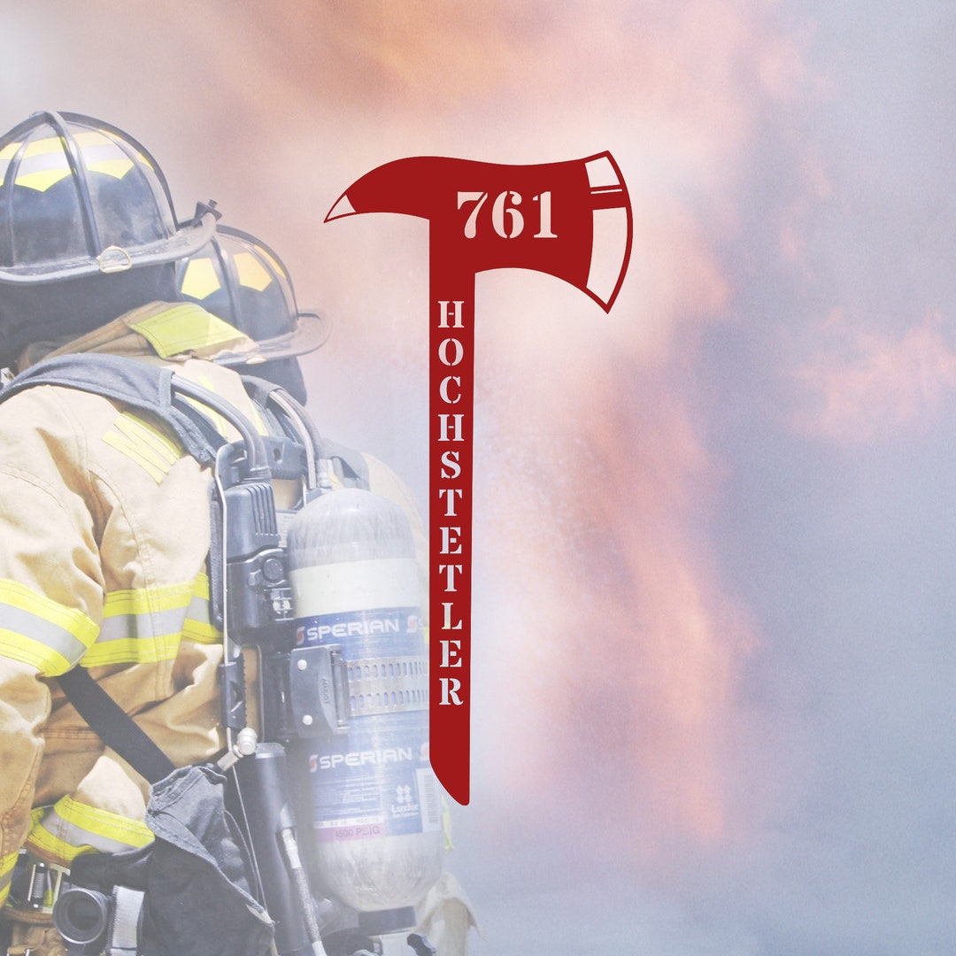 Firefighter Axe - Personalized Fireman's Axe With Custom Name ...