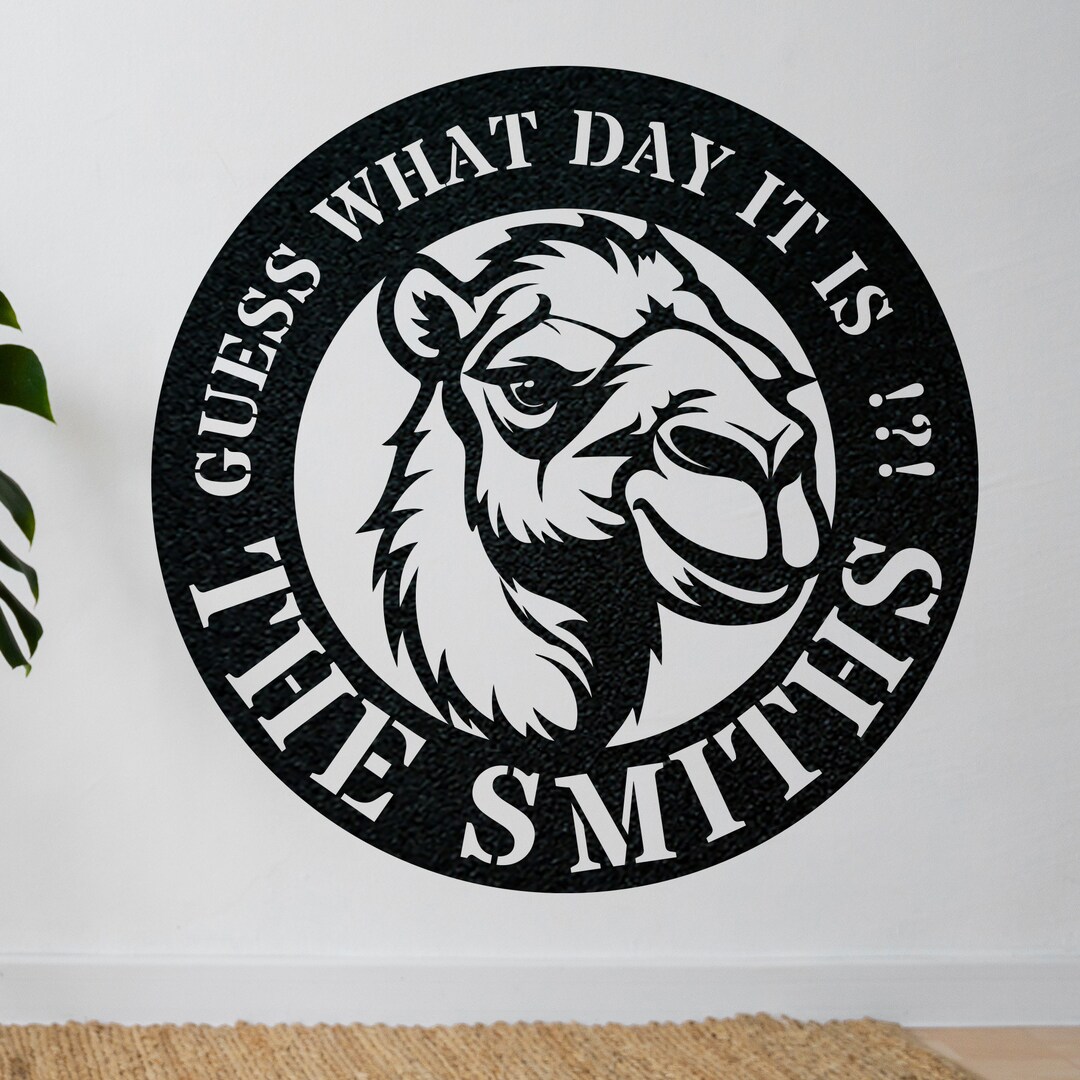 Animal- Camel Circle Custom Metal Sign - Etsy