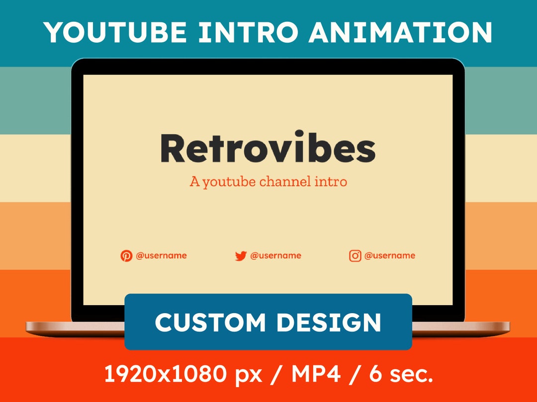 Animated Youtube Channel Intro, Youtube Branding, Youtube Intro Video ...