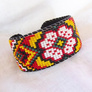 Handmade Beaded Cuff Bracelet - CUSTOM Design | - - Etsy