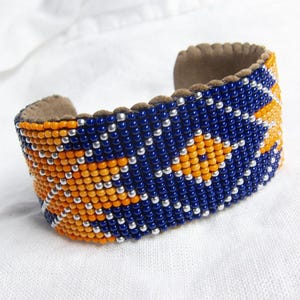 Handmade Beaded Cuff Bracelet - CUSTOM Design | - - Etsy